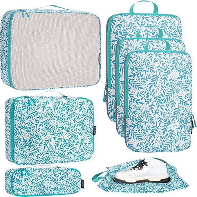 70D Ultralight Packing Cubes 7 Set, 3 Compression Packing Cubes 3 Pack ...